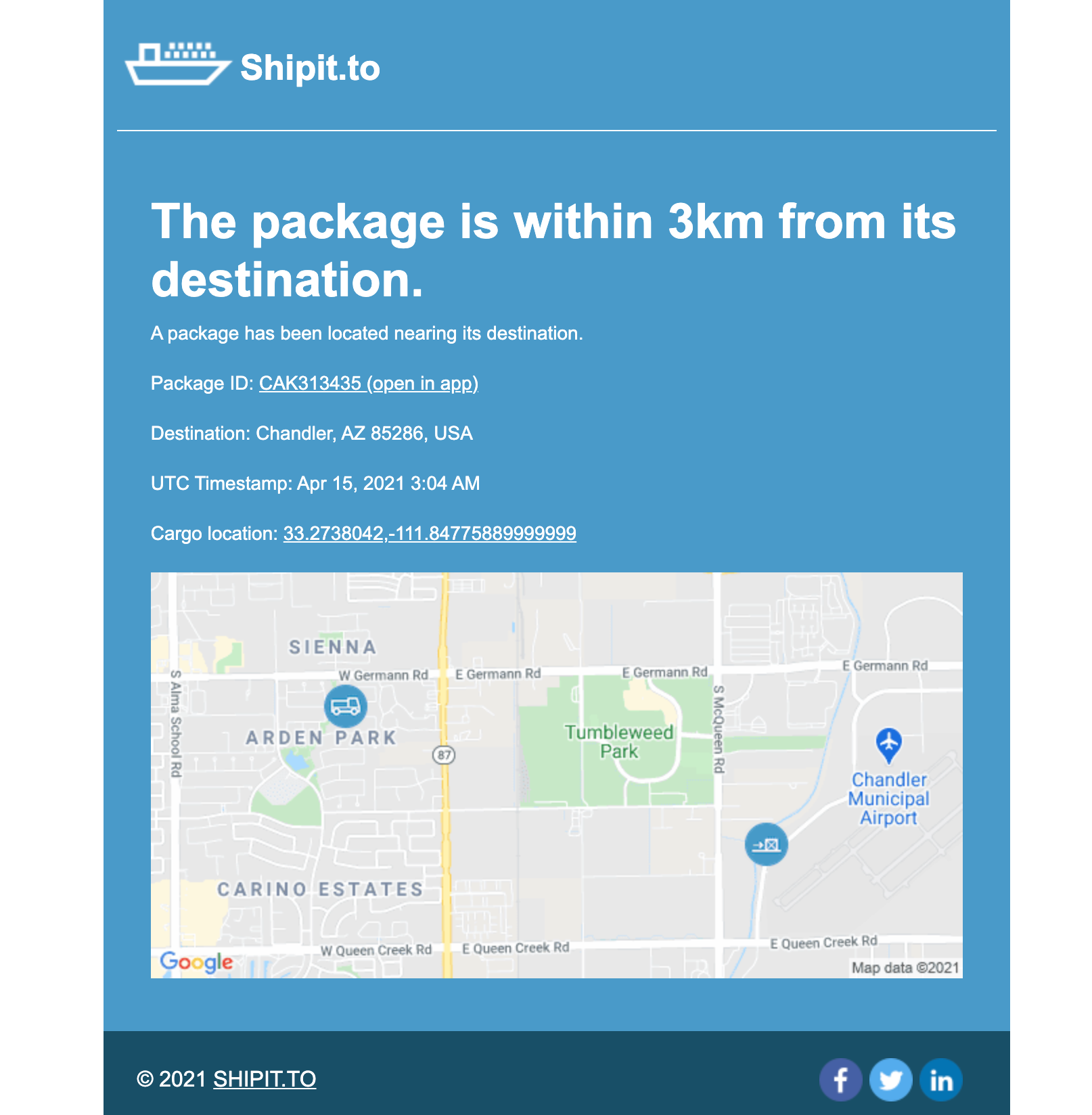 SCOPE Alerts – SHIPIT.TO